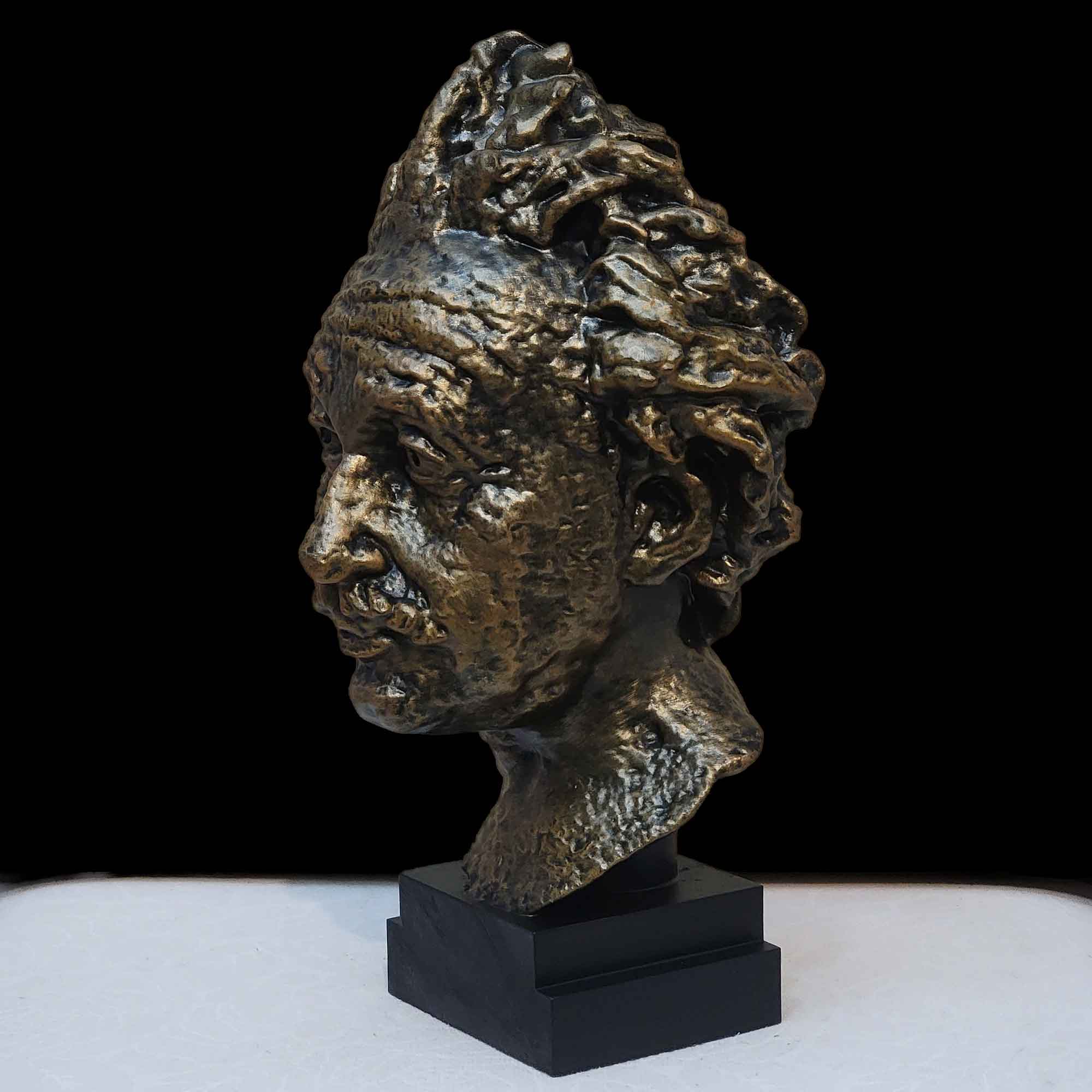 Albert Einstein Bust by Jacob Epstein | Modernist Sculpture Portrait ...