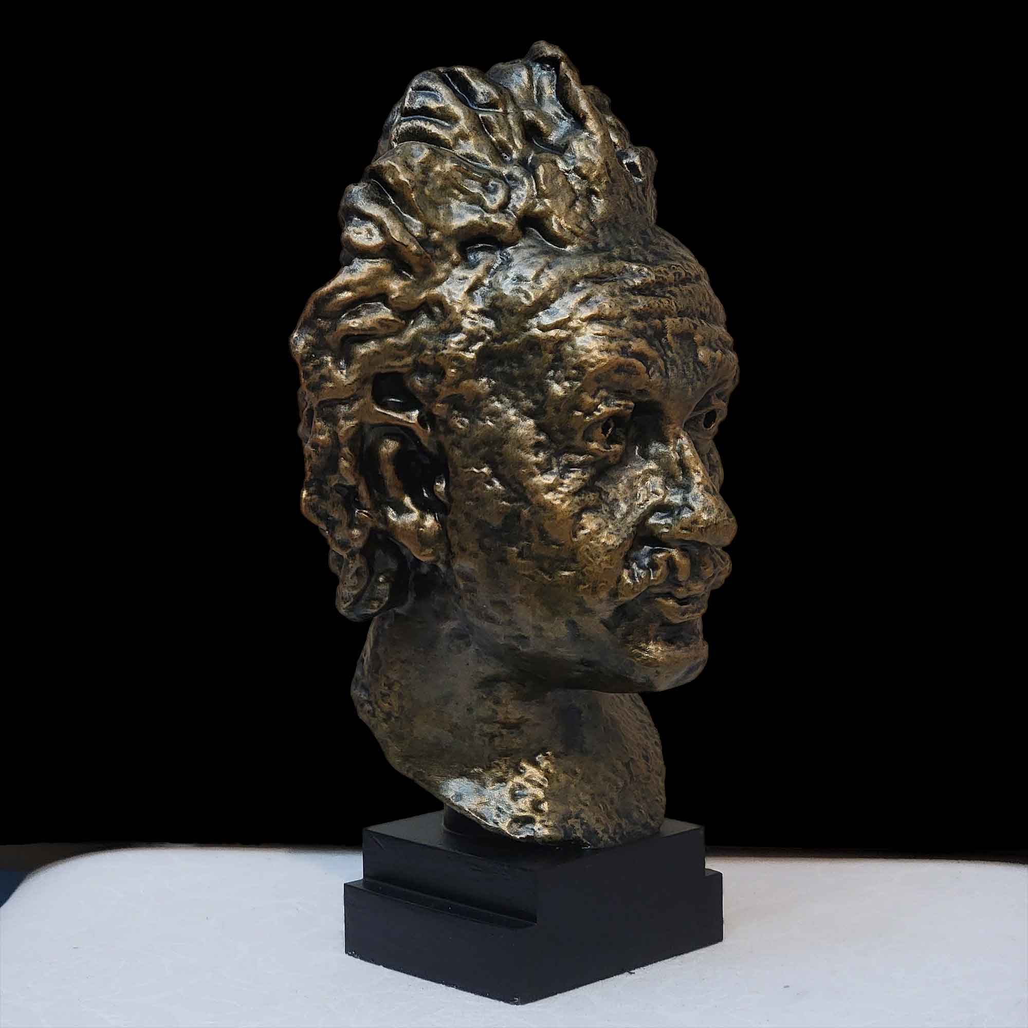 Albert Einstein Bust by Jacob Epstein | Modernist Sculpture Portrait ...